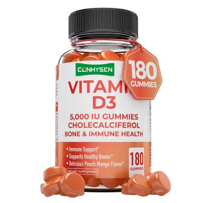 China Adult Kids Gummies Supplement Boost Immune Bones Health VItamin D3 Gummies for sale