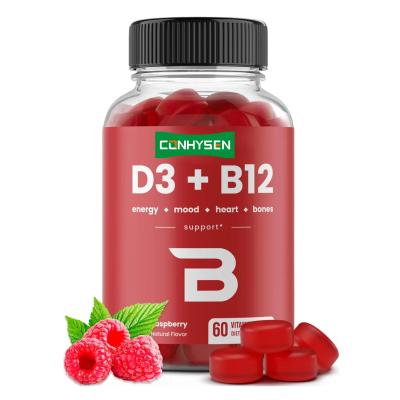 China Supplement Bulk Vitamin B12 Gummies Candy Support Heart Vitamin D3 Gummies for sale