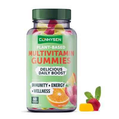 China Plant-Based Multivitamin Gummies for Immunity Energy Wellness Support Fruit Taste for sale