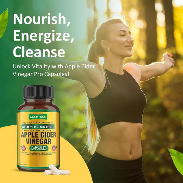 Quality Private Label Promote Gut and Intestine Health Apple Cider Vinegar Capsule for sale