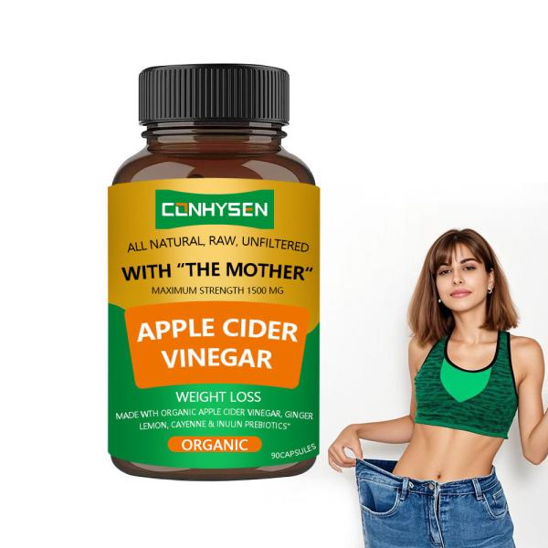 Quality Dietary Supplement Organic Apple Cider Vinegar Capsules for Weight Management for sale