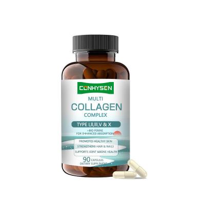 China Factory Supply Multi Collagen Complex Capsules Dietary Supplement for Strengthens Hair & Nails for sale
