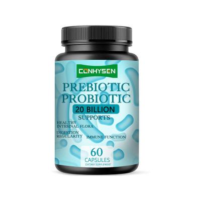 China Prebiotic Probiotic Capsules 20 Billion Supports Healthy Intesinal Flora Dietary Supplement for sale