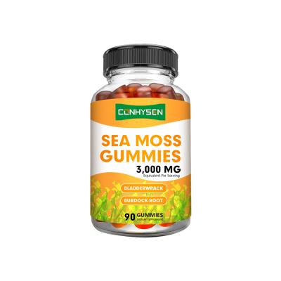 China Sea Moss Gummies 3000mg with Burdock Enhance Immunity Detox OEM/ODM Custom for sale