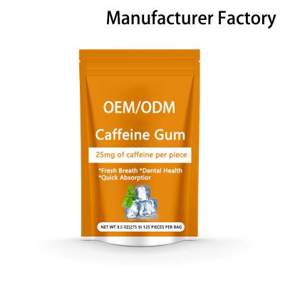 China Chewing Gum Brain Health Focus Mint L-Theanine Focus and Energy Gum OEM for sale