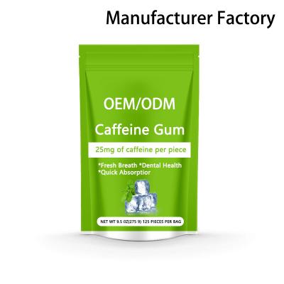China Energy Gum L-Theanine Chewing Gums Long Lasting Fresh Breath OEM for sale