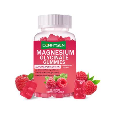 China Hot Sell Private Label Vegan Vitamin D Dietary Supplement Lmprove Sleep Quality Magnesium Glycinate Gummies for sale