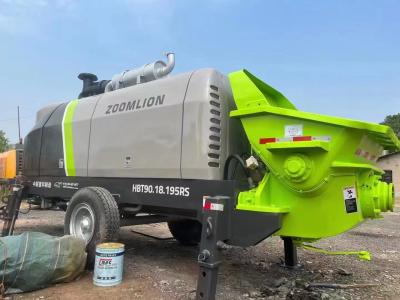 Cina Zoomlion stazionaria pompa per calcestruzzo usata HBT90.18.195RS 93m3/h Pompa per rimorchio per calcestruzzo in vendita