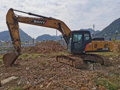 SY215C Sany Second Hand Excavator 118Kw 200rpm Rated Power 2018 Manufacture