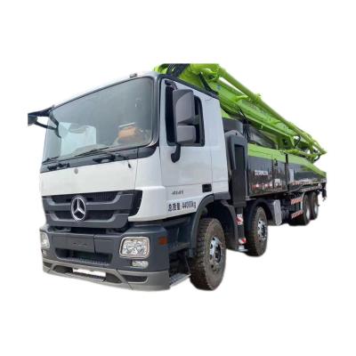China Gebruikte vrachtwagen met een betonzuiger met een lengte van 56 m, gerenoveerd in 2013 Te koop