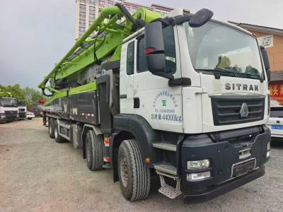 China 2021 Zoomlion Sitrak Chassis 56m Betonpomp Truck Voor bouwwerk Readymix Beton Transport Te koop