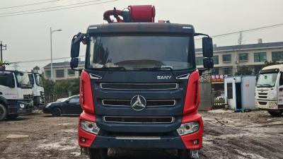 China Groothandelsprijs van gebruikte Sany betonpomptruck 2021 jaar 62 m Sany chassis 5 bruggen leverancier uit China Te koop