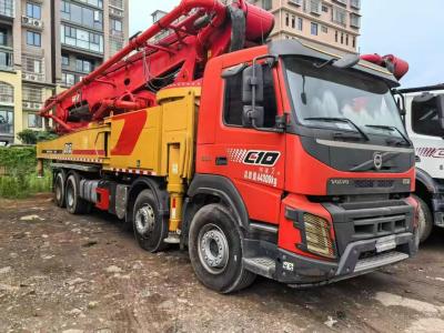 China Truck Mounted 2020 Year Sany 62M Used  Concrete Pump Truck With Volvo Chassis From Heavy Equipment Supplier for sale