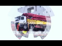 La pompe à béton du mode 2020 56m a utilisé la section SYM5449THB560C-8A des pompes à flèche 6