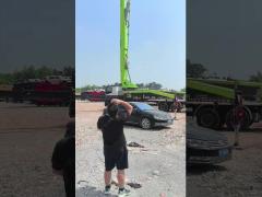 Boutique Used Truck Mounted Concrete Pump 2021 Year Zoomlion 63M With Benz Chassis Less Kilometers