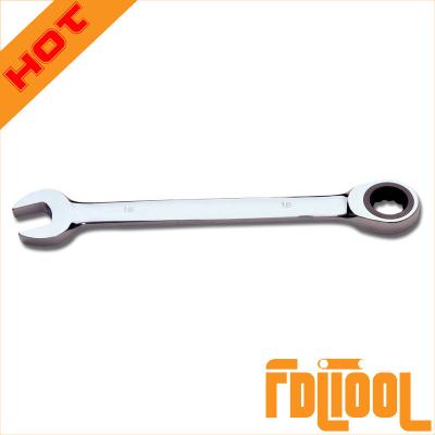China Mirror Polished Combination Gear Wrench for sale