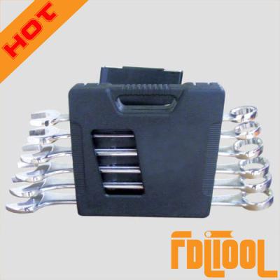 China 6PC Jumbo Combination Wrench Plastic Box for sale