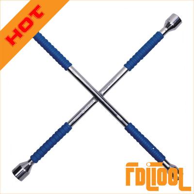 China Cross Rim Wrench With Plastic Handle for sale