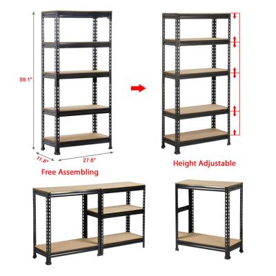 China Metall Garage Schuppen Regale Regale Lagereinheiten Schicht 2-5 Schicht / angepasst 180x90x40cm zu verkaufen