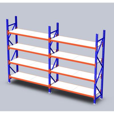 China Customized Size Medium Duty Metal Warehouse Storage Rack with Corrosion Protection for sale