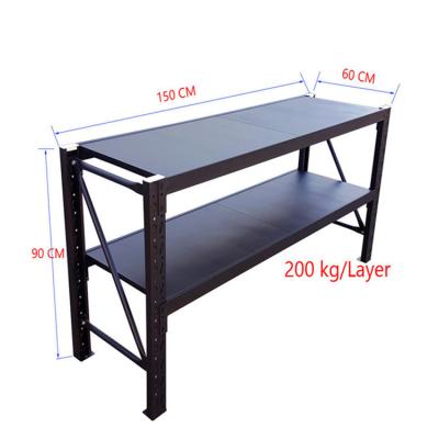 China Customized Size Medium Duty Metal Warehouse Storage Rack with Corrosion Protection for sale