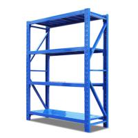 China Customized Selective Q235B Warehouse Storage Rack Metal Shelves Multi Lever Structure for sale