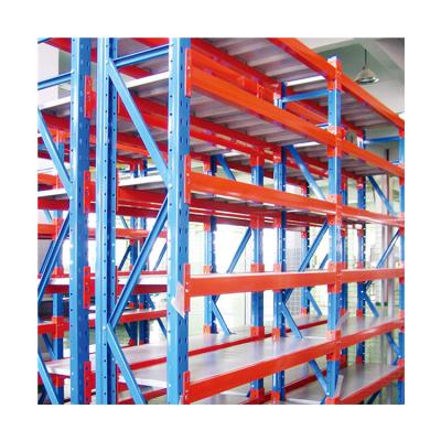 China Warehouse Storage Multi-Level Durable Medium Duty Widespan Racking System Metal Rack for sale