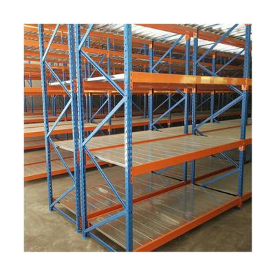 China Warehouse Storage Multi-Level Durable Medium Duty Widespan Racking System Metal Rack for sale