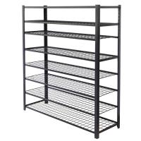 China Customized Color 5-Layer Large White Boltless Shelve Racking for Storage Solutions for sale