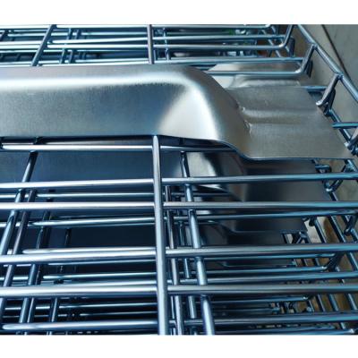 China Warehouse Storage 2500lbs Powder Coated Steel Wire Mesh Pallet Rack Decking For Step Beam for sale