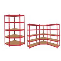 China Industrial Display Warehouse Shelves Stackable Boltless Plastic Storage Holders Racks for sale