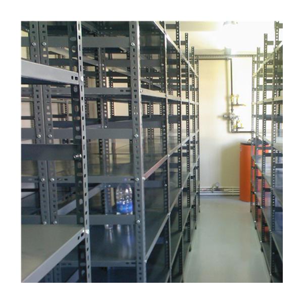 Quality Slotted Angle Steel Light Duty Industrial Warehouse Storage Racks for Office for sale