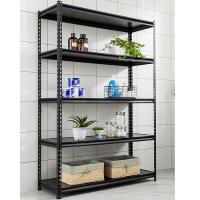 China Metal Folding Rack 5-Tier Adjustable Garage Storage Utility Shelf Classification Folding for sale
