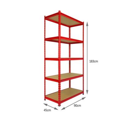 China Standing Type Metal Rack for Shops Organizer Commercial Steel Shelving Unit Layer for sale