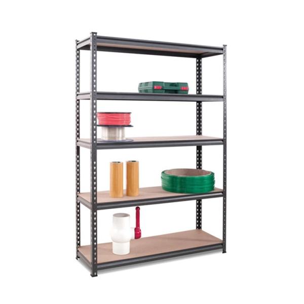 Quality Slanted Galvanised Melamine MDF Shelves 5 Layer Book Inventory Stainless Steel for sale