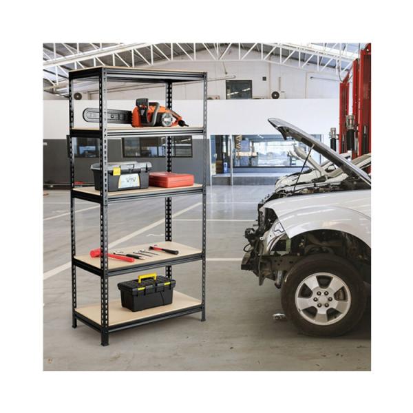 Quality Customized 5 Layer Light Duty Boltless Steel Shelving Racking System for Storage for sale
