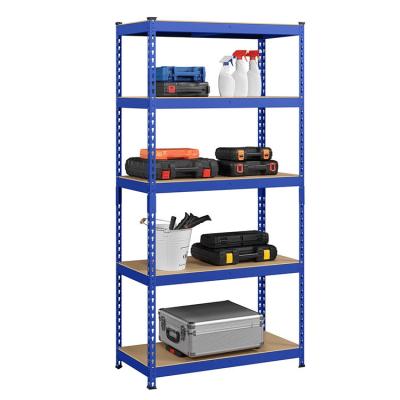 China Maximize Space with 5 Tier Metal Shelving Unit Garage Storage Shelves for sale