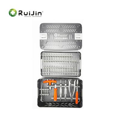 China Orthopedic Instrument Set For Spinal Medical Surgical Surgery Implant Internal Fixation Medical Instrument Set for sale