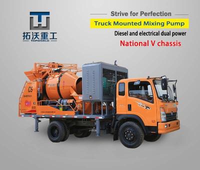 China 30m³/H Concrete Out Truck Mixer Pump Long Distance Delivery ISO 9001 Certified for sale
