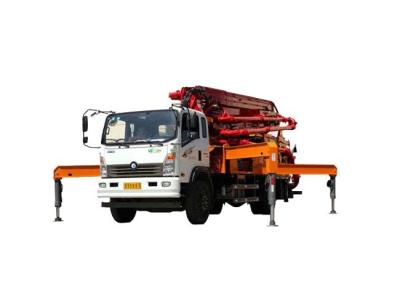 China Truck Mounted Placing Boom Pressure Concrete Pump For Small Commercial Mixing Station for sale