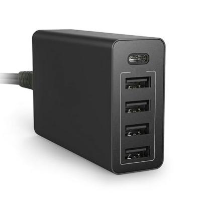 China Type - C 40W 5 Port Wall USB Charger For IPhone7 6s Plus IPad Pro Air 2 Mini Galaxy S7 S6 for sale