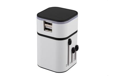 China Universal Portable 6a Wall USB Charger All In One Plug Converter Non - Grounding for sale