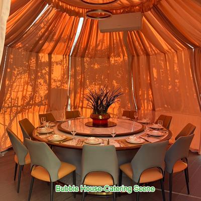 China Dome Guesthouse Restaurant Bubble Tent Privacy Curtains Coffee Bar Modular Tiny House Bubble for sale