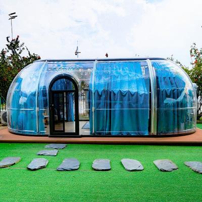 China Customized Size Outdoor Tent PC Clear Bubble Transparent Tent Waterproof Dome Tent for Casual Cafe for sale