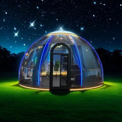 China Modern Style Clear Polycarbonate Bubble House Insulated Prefab Picnic Dome Tent for Hotel Party Use Green Container Material for sale