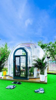 Cina Outdoor Luxury Transparent PC Material Bubble Tent impermeabile a impatto e fuoco Residence per hotel resort e campeggi in vendita