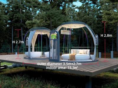 Cina Casa a doppia cupola commerciale di alta qualità. Tenda gonfiabile. in vendita