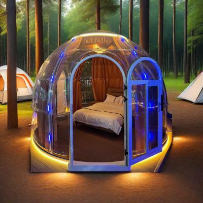 China Casa Minúscula Casa Móvel Cúpula Geodésica Tenda Skylight Edifício para Bubble House Resort Casas de Contêiner Únicas Produto for sale