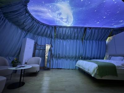 China Tiny House Movable Geodesic Dome Tent Skylight Building for Bubble House Resort Unique Container Houses Product for sale