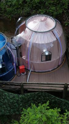 Cina Luxury Outdoor Transparent Inflatable Bubble Lodge per campeggio e albergo Tenda Casa confortevole Dome Design in vendita